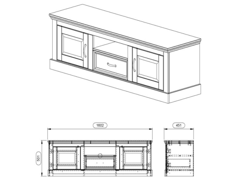 Rack com 1,60 metros com 1 gaveta 2 portas e nicho para sala de Tv na ...
