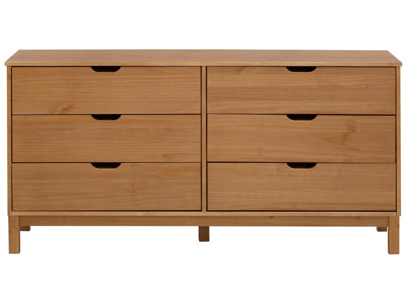 Cômoda de Madeira 6 Gavetas Espaçosas | Idea Home / COLEÇÃO DOCSTOCK