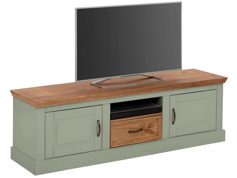 Rack com 1,60 metros com 1 gaveta 2 portas e nicho para sala de Tv na ...